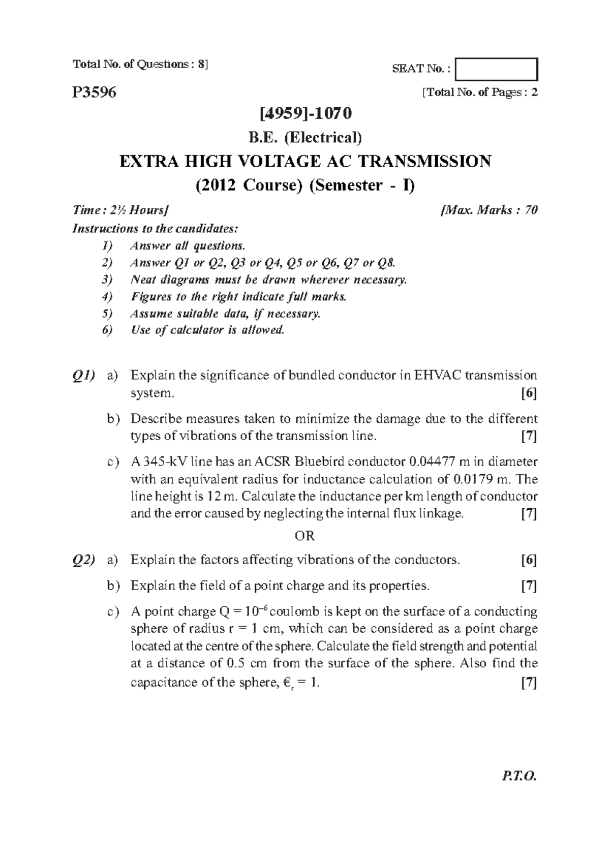 May Jun 2016 - very good courses - ####### Total No. of Questions : 8 ...