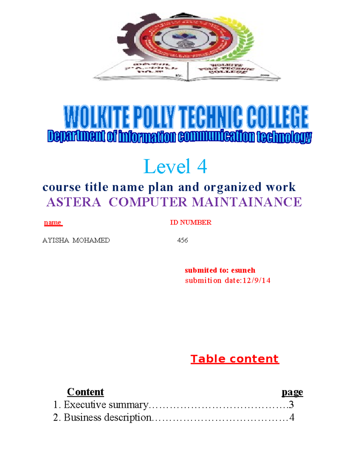 4 5774112238415646156 - Level 4 course title name plan and organized ...