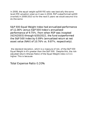 Investment Paper - Nolan Walchko Individual Investment Paper Individual ...