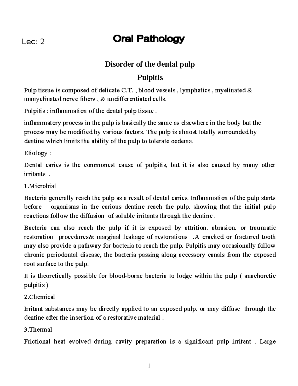 3 2020 12 0112 46 32 AM - Important - Disorder of the dental pulp ...