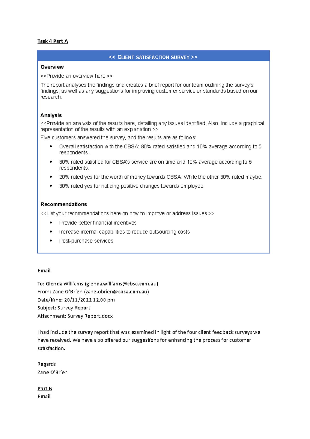 Bsbhrm 527 Task 4 - N/A - Task 4 Part A Overview - Studocu