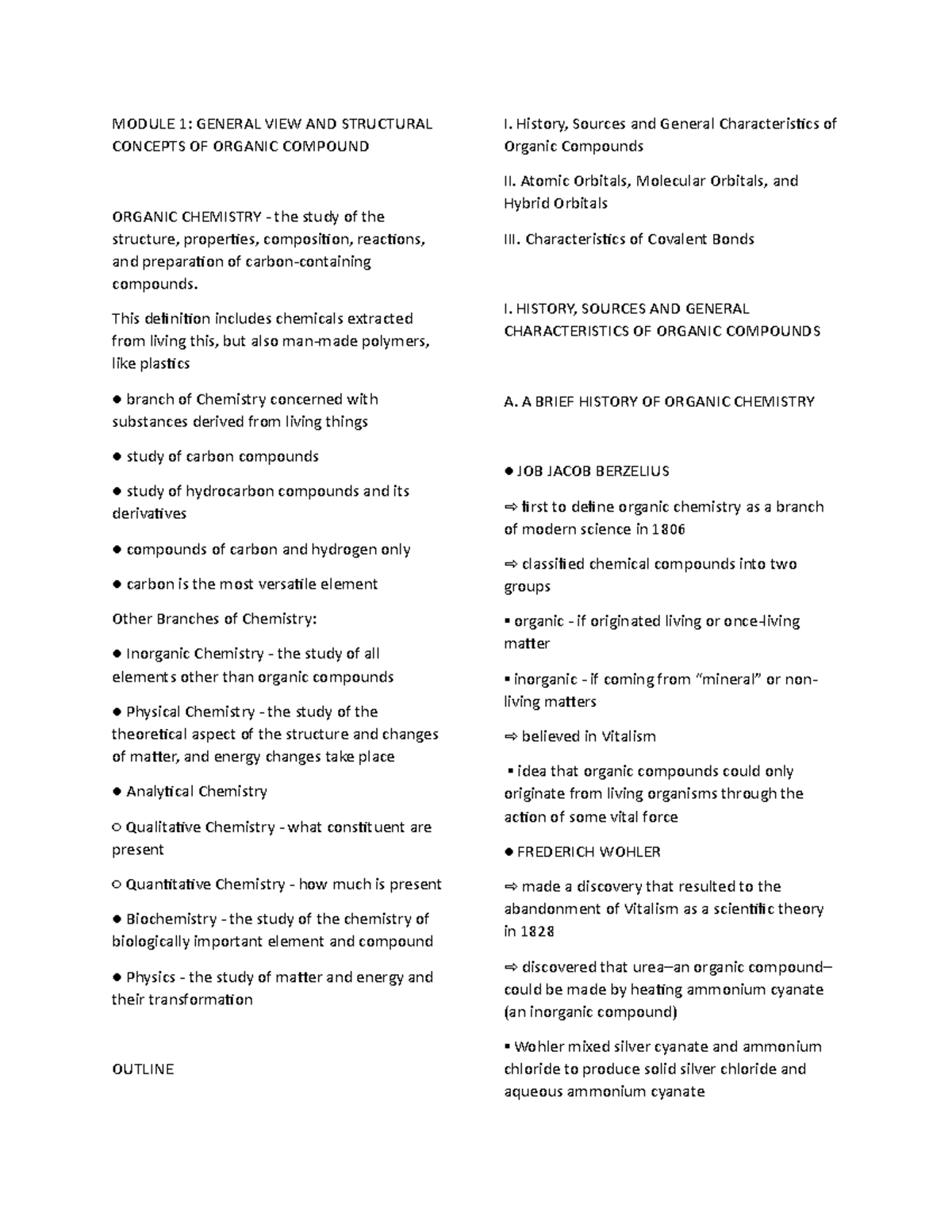 Module 1 Summary Part 1 - MODULE 1: GENERAL VIEW AND STRUCTURAL ...