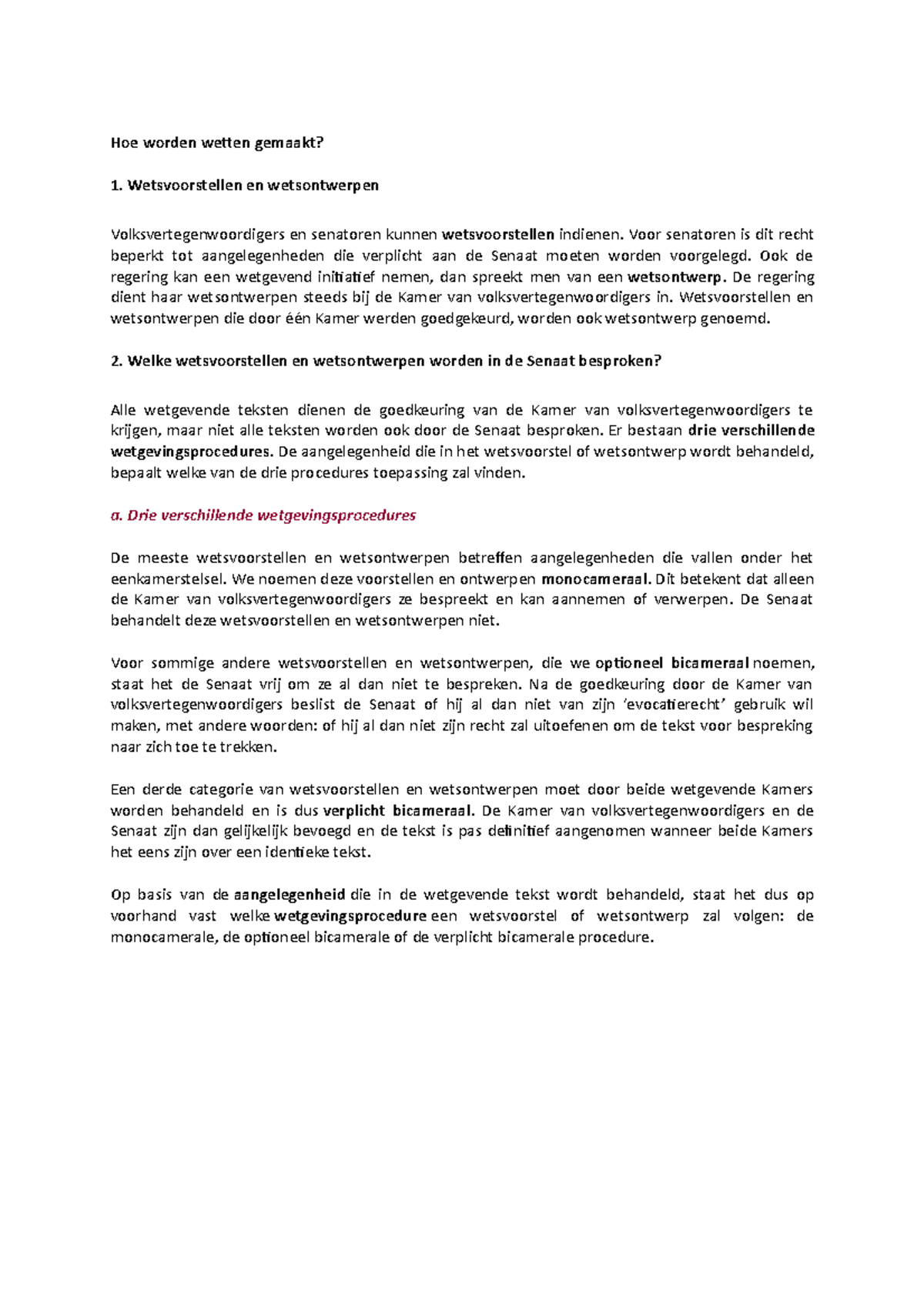 Hoe worden wetten gemaakt - Hoe worden wetten gemaakt? Wetsvoorstellen ...