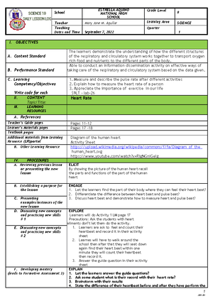 Cot lp 9 - lesson plan - SCHOOL INANTEDGRERAST SE RA SCVHEONAOL G ...