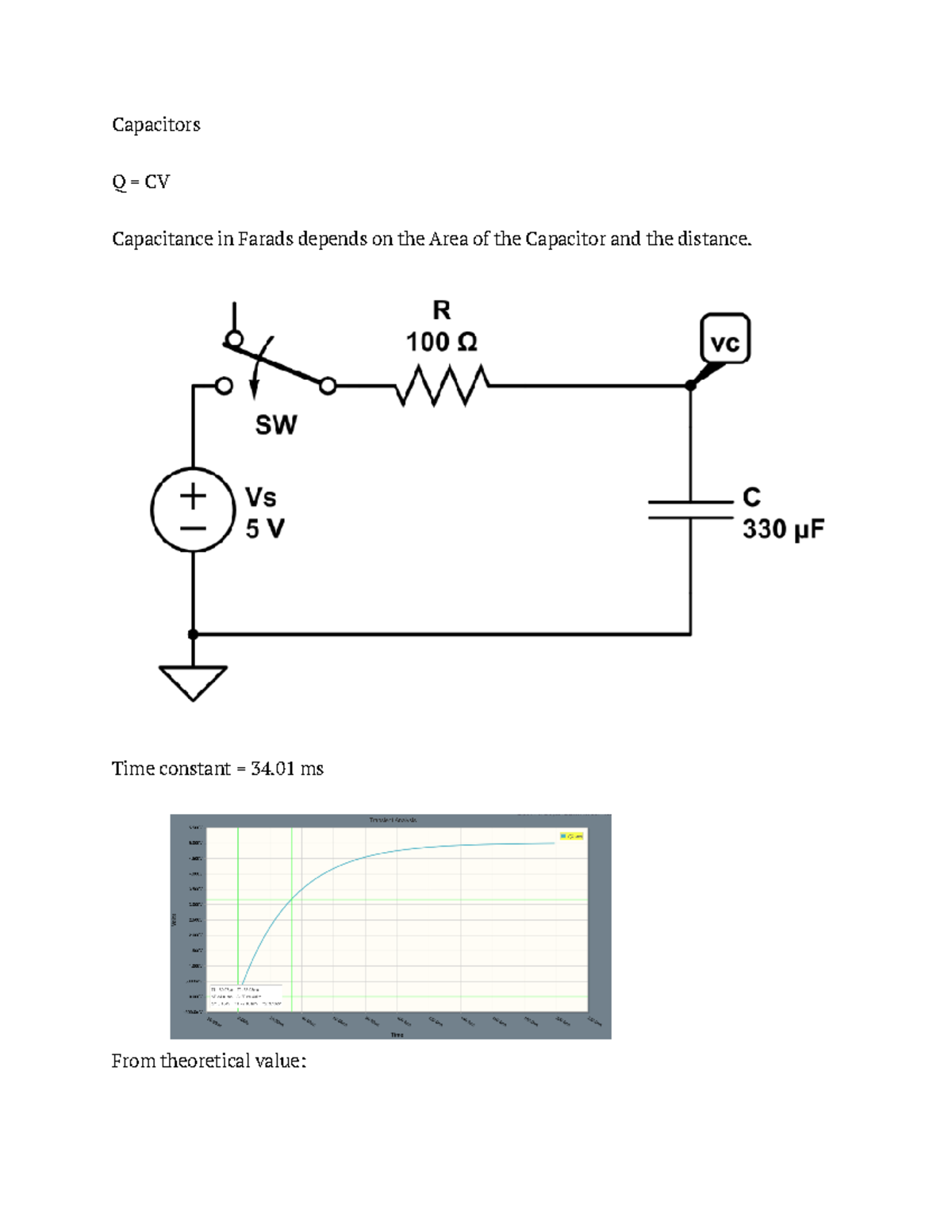 B01-W7-worksheet - Capacitors Q = CV Capacitance in Farads depends on ...