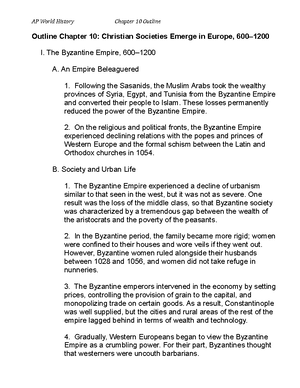 Strayer, Ways of the World, 1e for AP Chapter Outline - Prologue ...