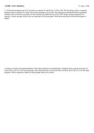 [Solved] Assume a program requires the execution of 50 x 106 FP Floating - Organization of ...