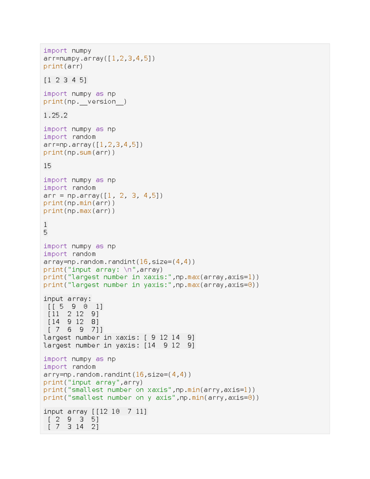 Vertopal - Hja - import numpy arr=numpy([ 1 , 2 , 3 , 4 , 5 ]) print(arr) [1 2 3 4 5] import ...