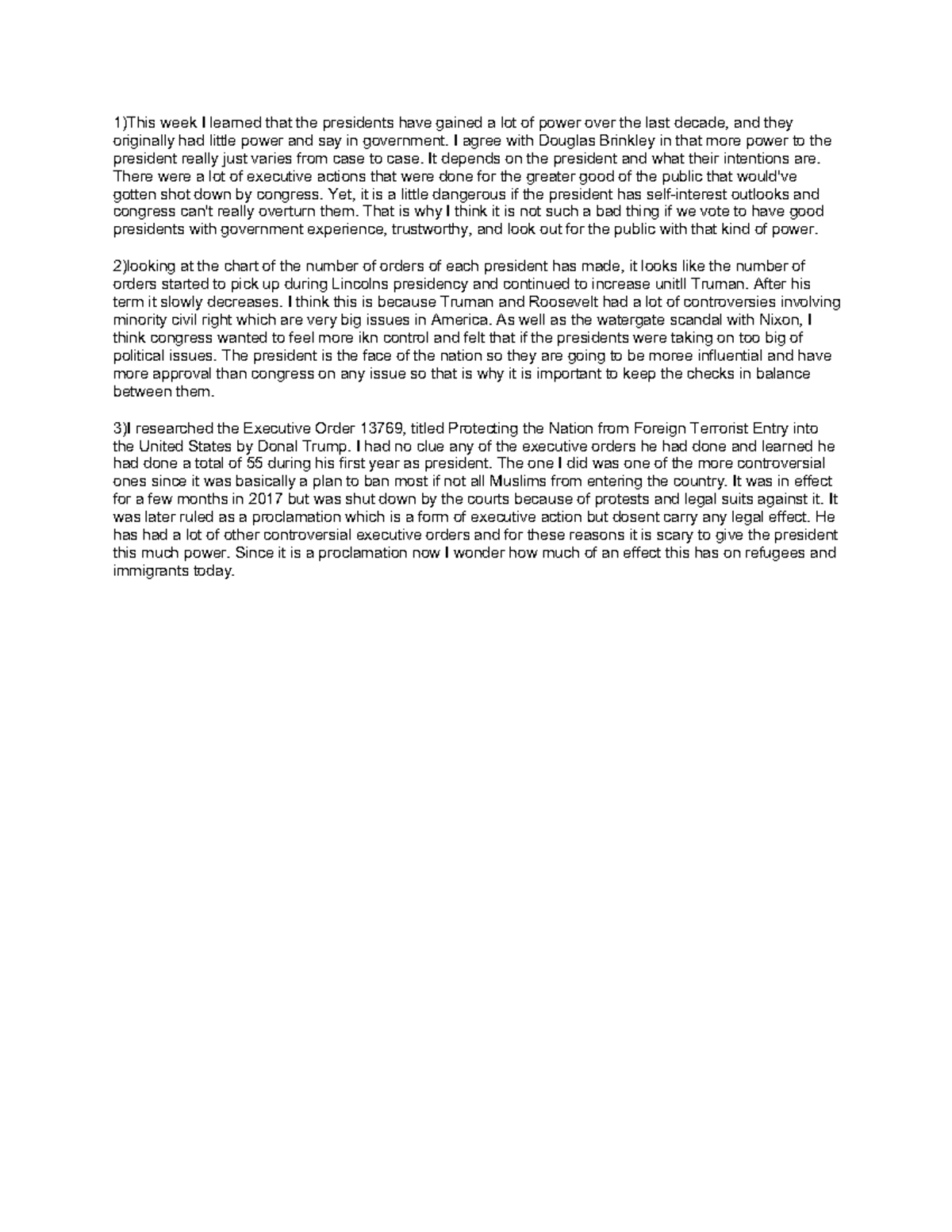 Doc'17 - Assignment Essay Rough Draft - 1)This week I learned that the ...