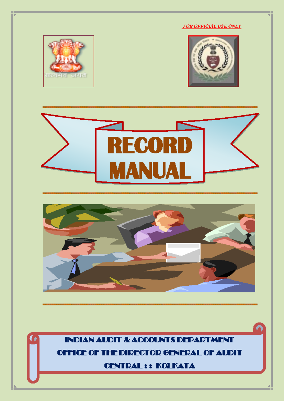Record Manual 202012 20202550 202012 21155113 - FOR OFFICIAL USE ONLY ...