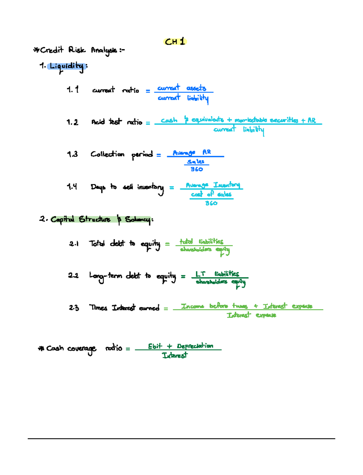 FSA ratio analysis - Financial statements analysis - Studocu