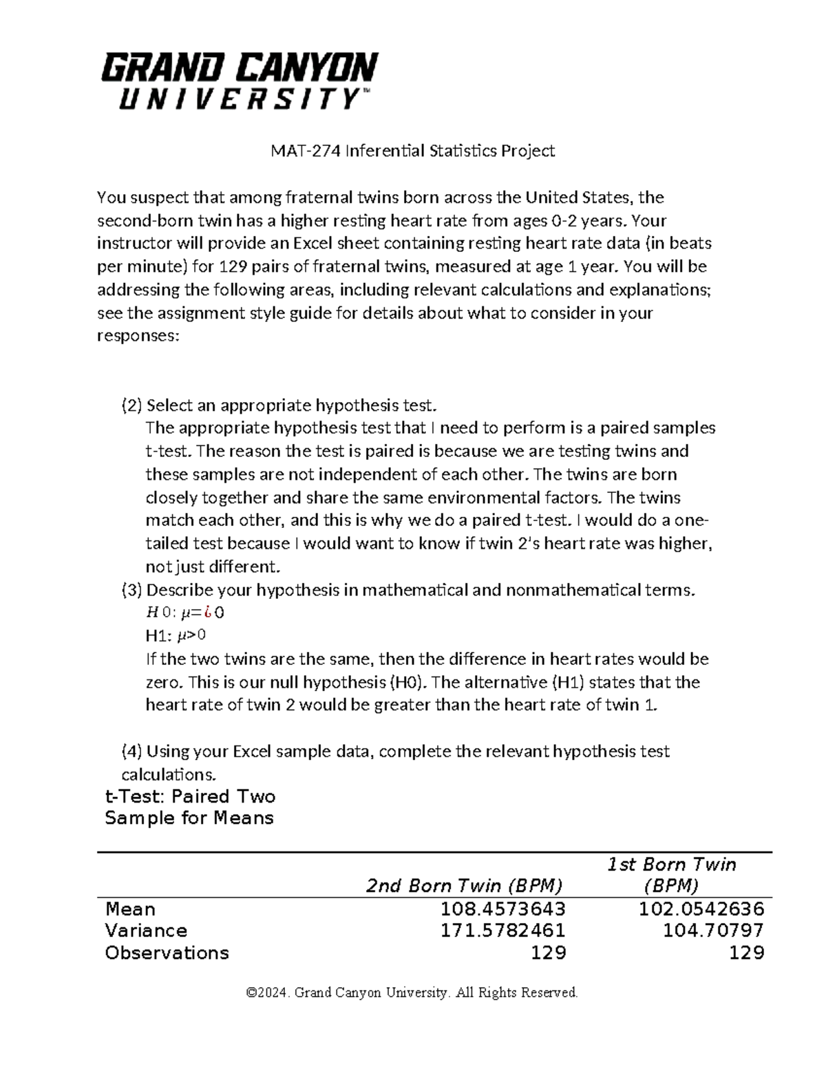 MAT-274-RS-Inferential Statistics Project-FA24 - MAT-274 Inferential ...