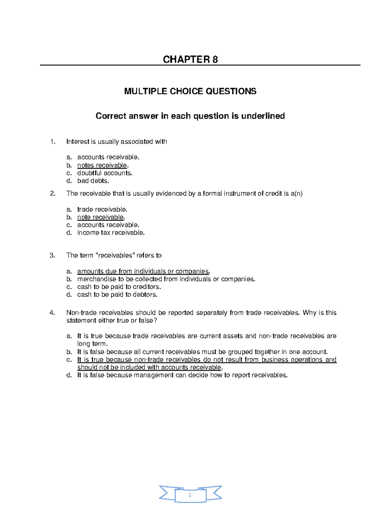 Quiz 2019, preguntas y respuestas - MULTIPLE CHOICE QUESTIONS Correct ...