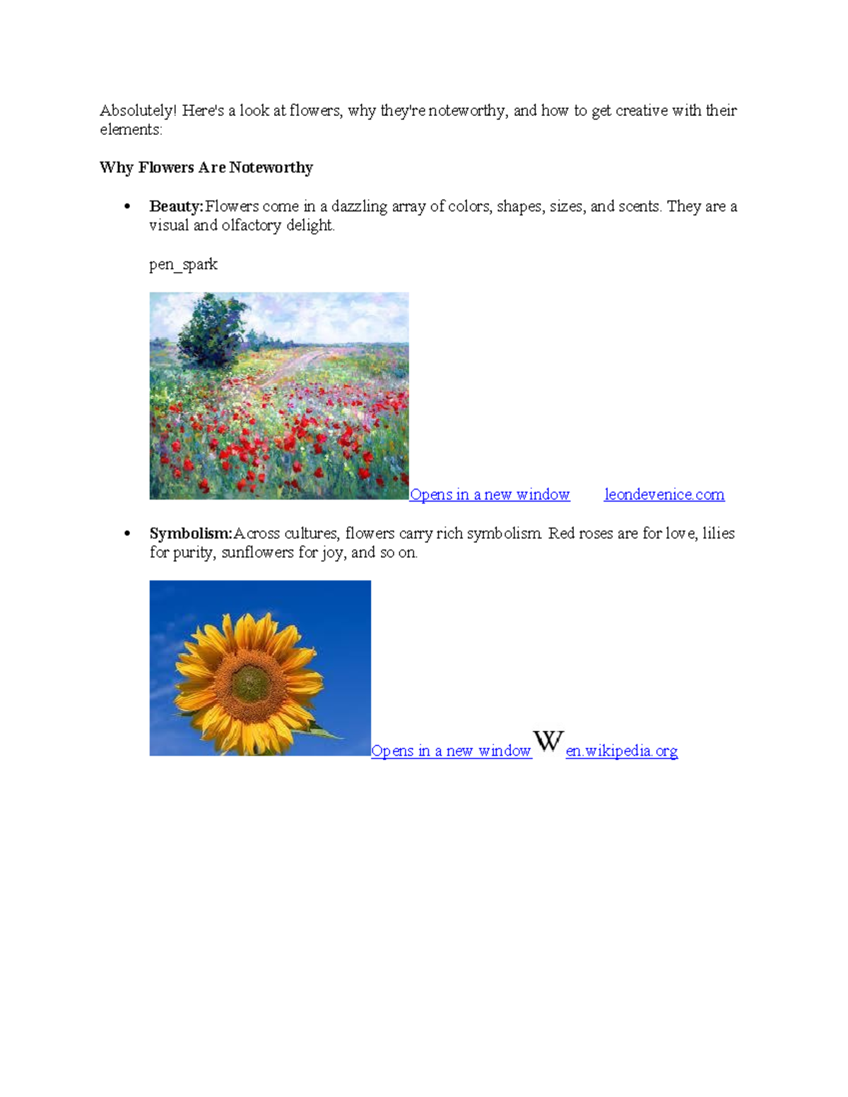 002 - Absolutely! Here's a look at flowers, why they're noteworthy, and ...