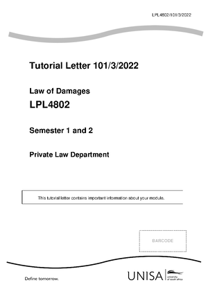 LPL4801 May June 2022 Exam - UNIVERSITY EXAMINATIONS May/June 2022 LPL ...