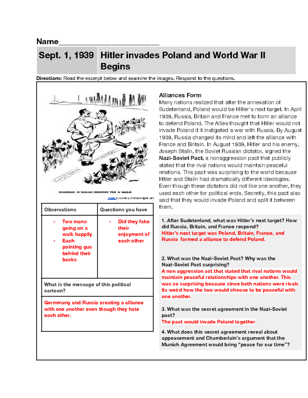 Kayla Lin - Nazi-Soviet Pact - Name_________________________ Sept. 1 ...