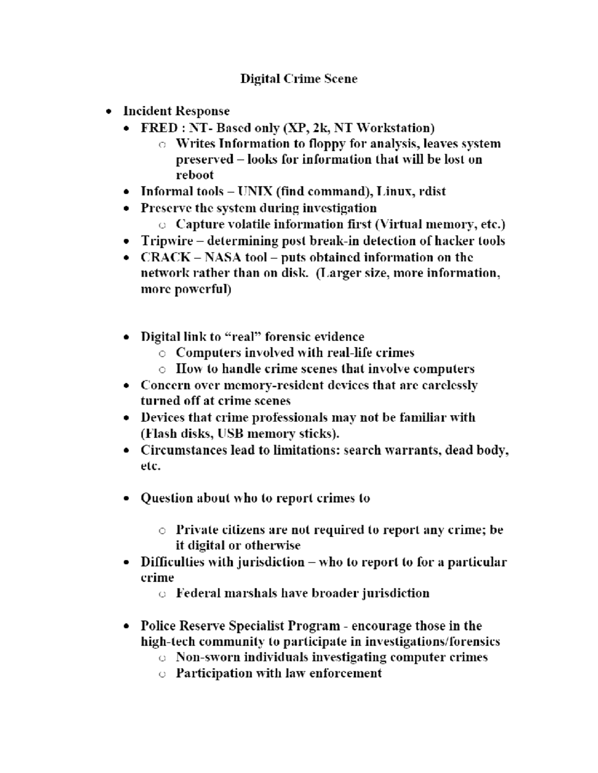 Digital Crime Scene - Tm2 - Studocu