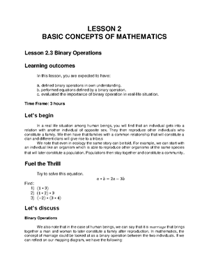 Activity - Answer - Name: Ma. Teresa Salamanca Course, Year& Section: BSEd Mathematics 2- EDUC 3 ...