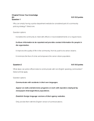 Chapter 3 Check your knowledge - Chapter 3 Check your knowledge 1 ...