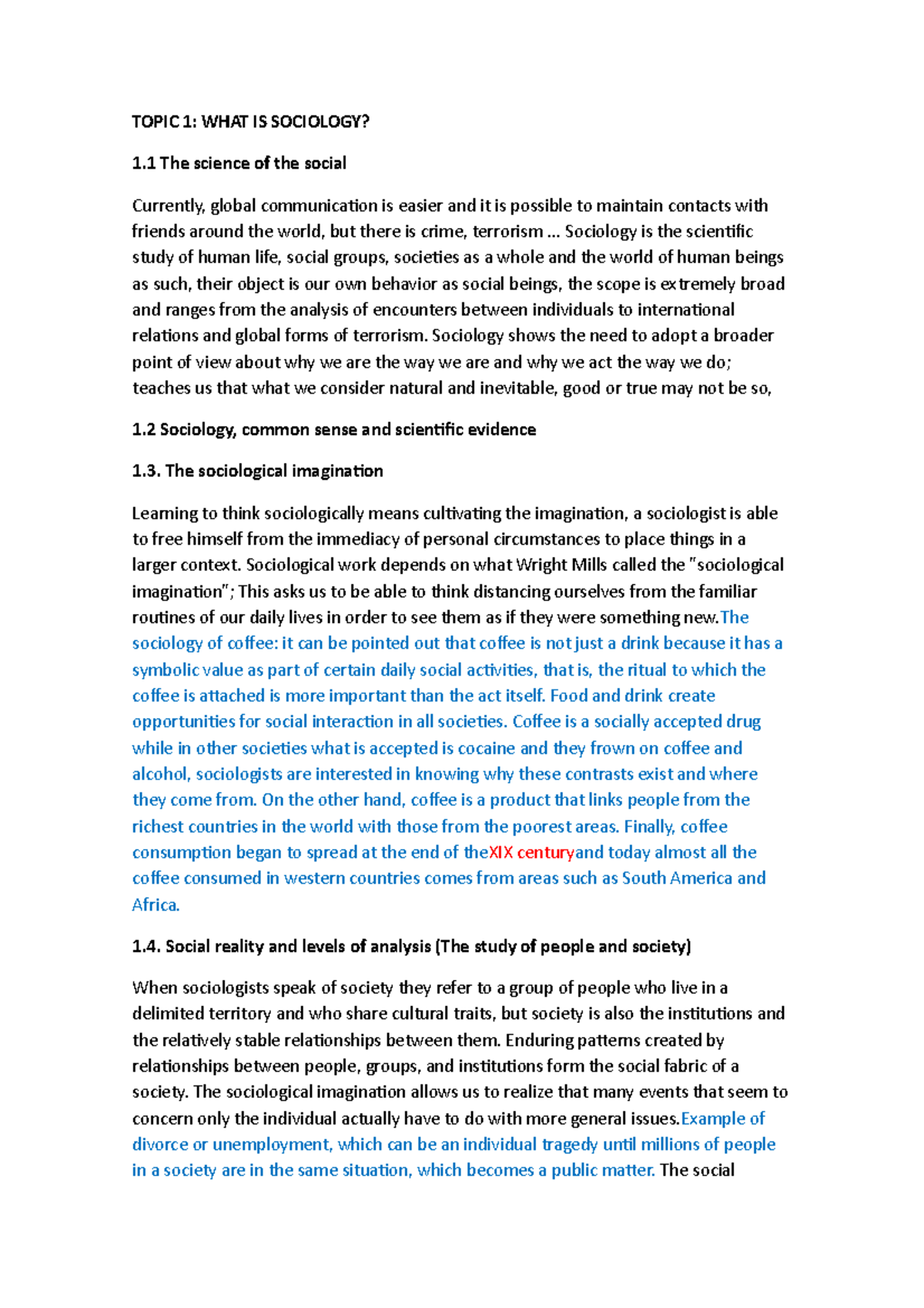 Lesson 15 Introduction to Humanities - TOPIC 1: WHAT IS SOCIOLOGY? 1 ...