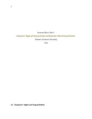 D081 Task 2 (2023) - Task Two Course/Assessment Code: D Student Name ...