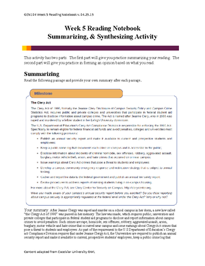 GEN 104 LL Annotate Along - GEN 104 Annotate-Along! The text below is to be used during the Live ...