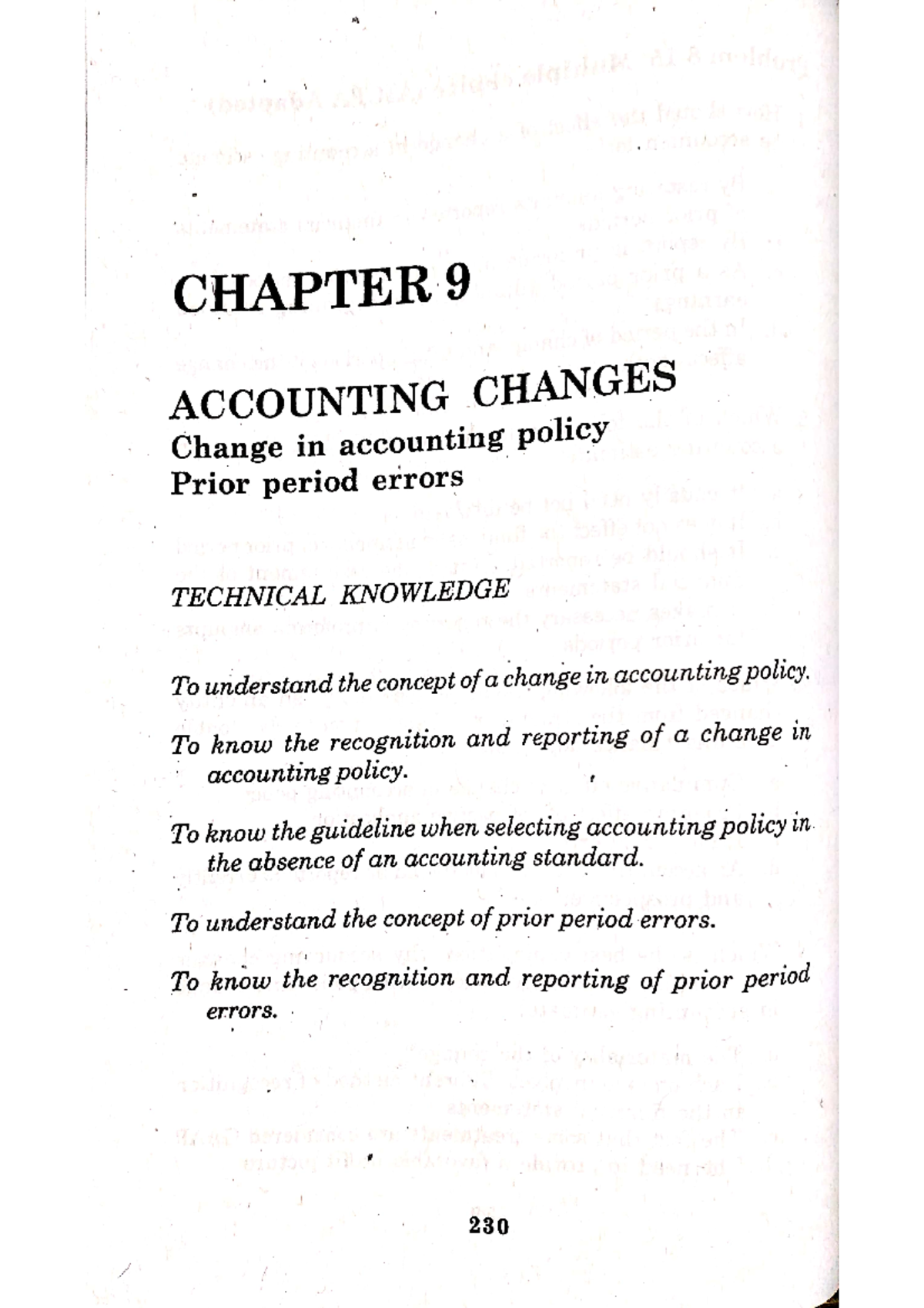 Chapter-9 - IA3 - CHAPTER 9 ACCOUNTING CHANGES Change in accounting ...