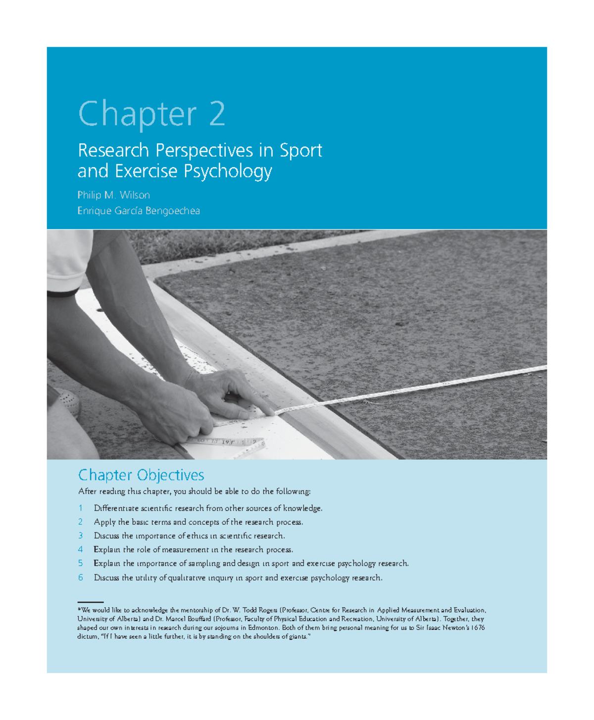 Chapter 2 - sport and exercise psychology a canadian perspective second ...