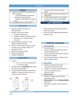 5 reviewer - Proteins - BIOCHEMISTRY NOTES - September 17, 2021 Unit 5 ...