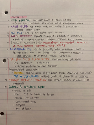 Nutrition chapter 12 - APSM 3351 - Studocu