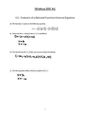 Math 111Z Written HW #7 - finished week 7 homework - Written HW # 7 5 ...