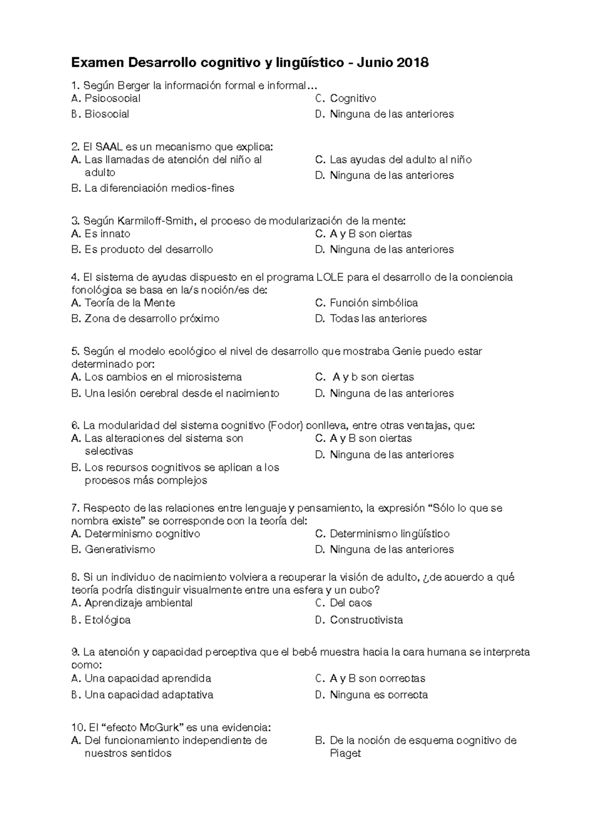 Examen Decolin Junio 2018 - Examen Desarrollo cognitivo y lingüístico ...