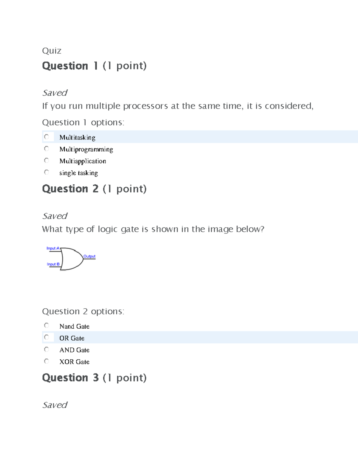 CE Quiz 5 First Attempt - quiz 5 answers for computer essential - Quiz ...