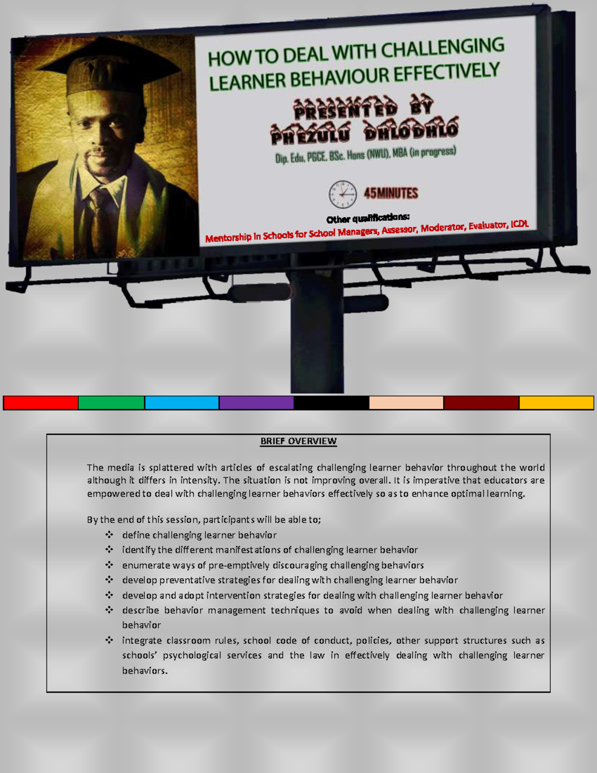 Phezulu Dhlodhlo Education lesson plan - BRIEF OVERVIEW The media is ...
