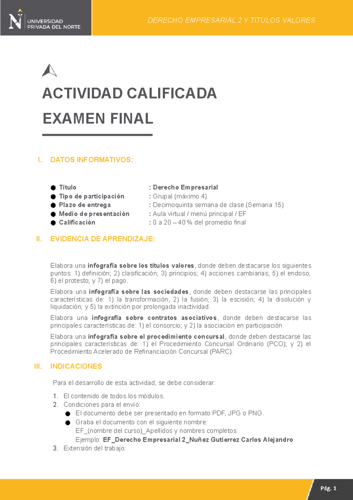 DEPR.1308.222 - Examen final de Derecho Civil - ACTIVIDAD CALIFICADA ...
