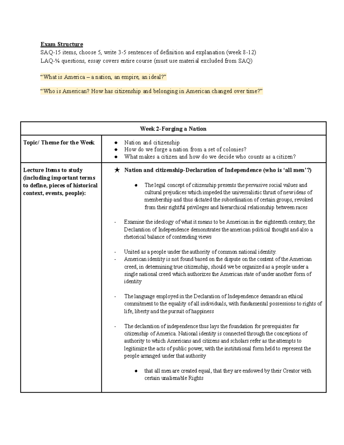AMS200 Final Study Guide - Exam Structure SAQ-15 items, choose 5, write ...