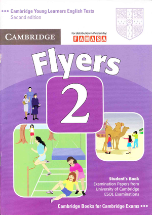 Cambridge Flyers 3 Student Book full - For distribution in Vietnam by ...