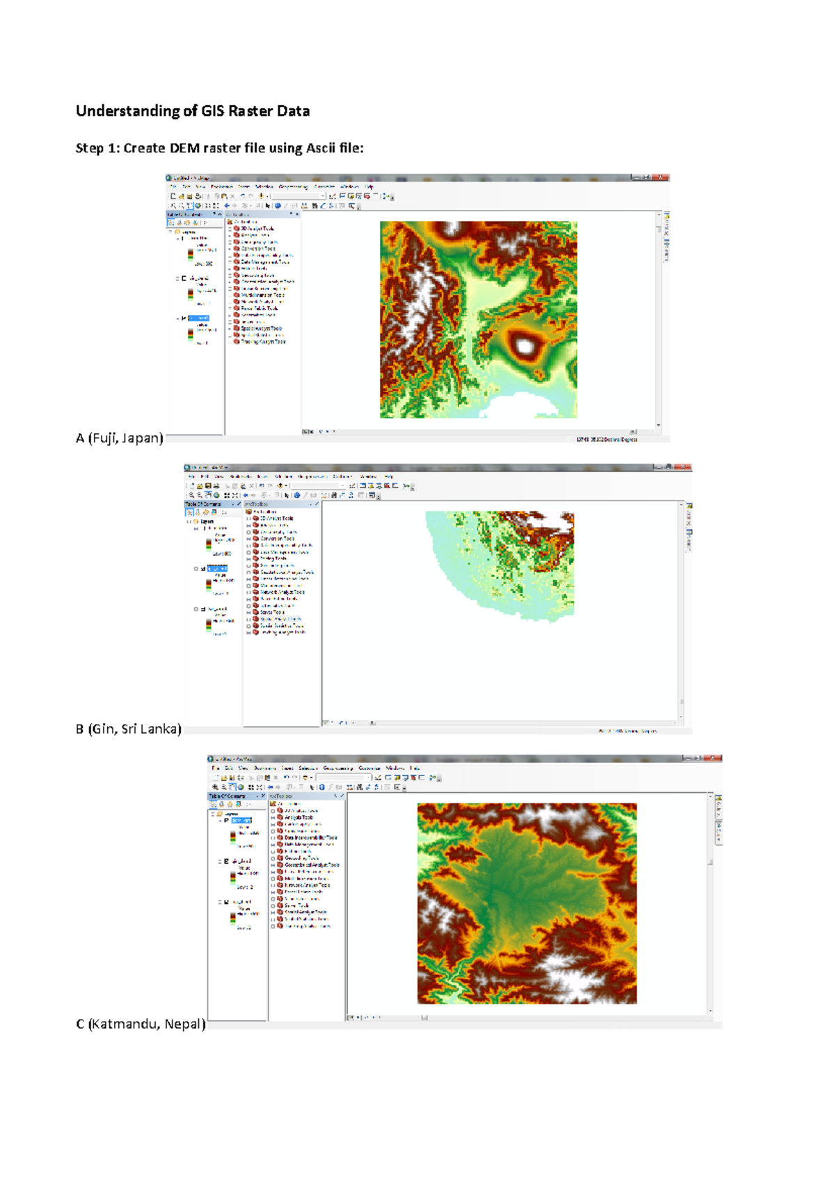 Understanding of GIS Raster Data - shp) for a) global coastal lines (naturalearthdata/) b) Asian ...