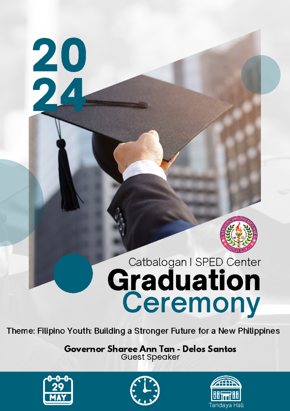 Blue and Grey Modern Graduation Program - Catbalogan I SPED Center ...