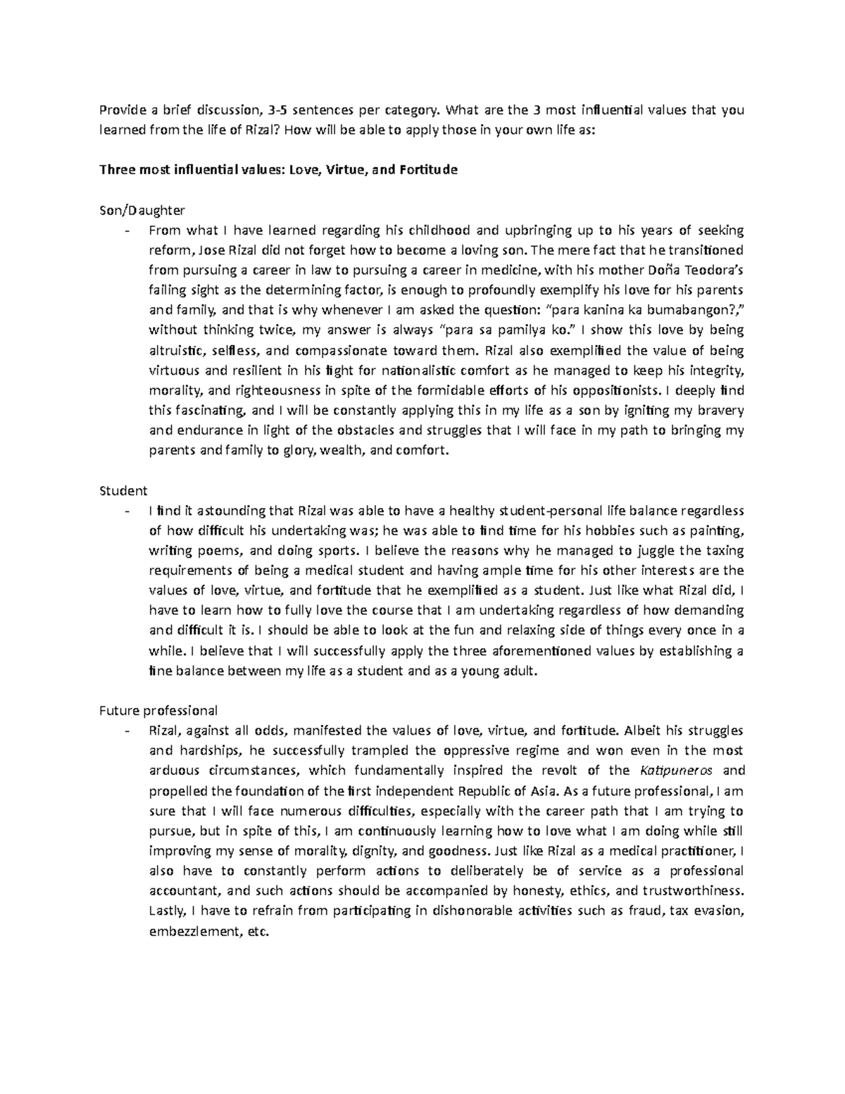 New Microsoft Word Document - Provide a brief discussion, 3-5 sentences ...