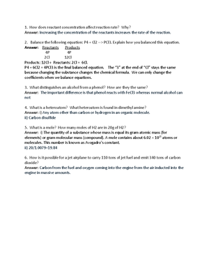 CH 422 study guide - What is a copolymer? Answer: Copolymer is a ...