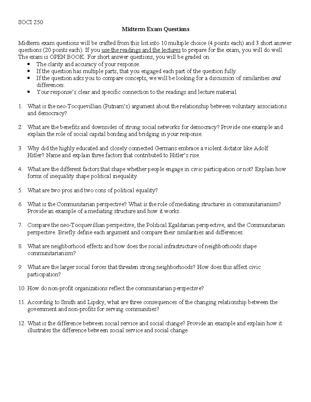 SOCI250 Spring 24 Midterm Exam Guide - Tagged - SOCI 250 Midterm Exam ...