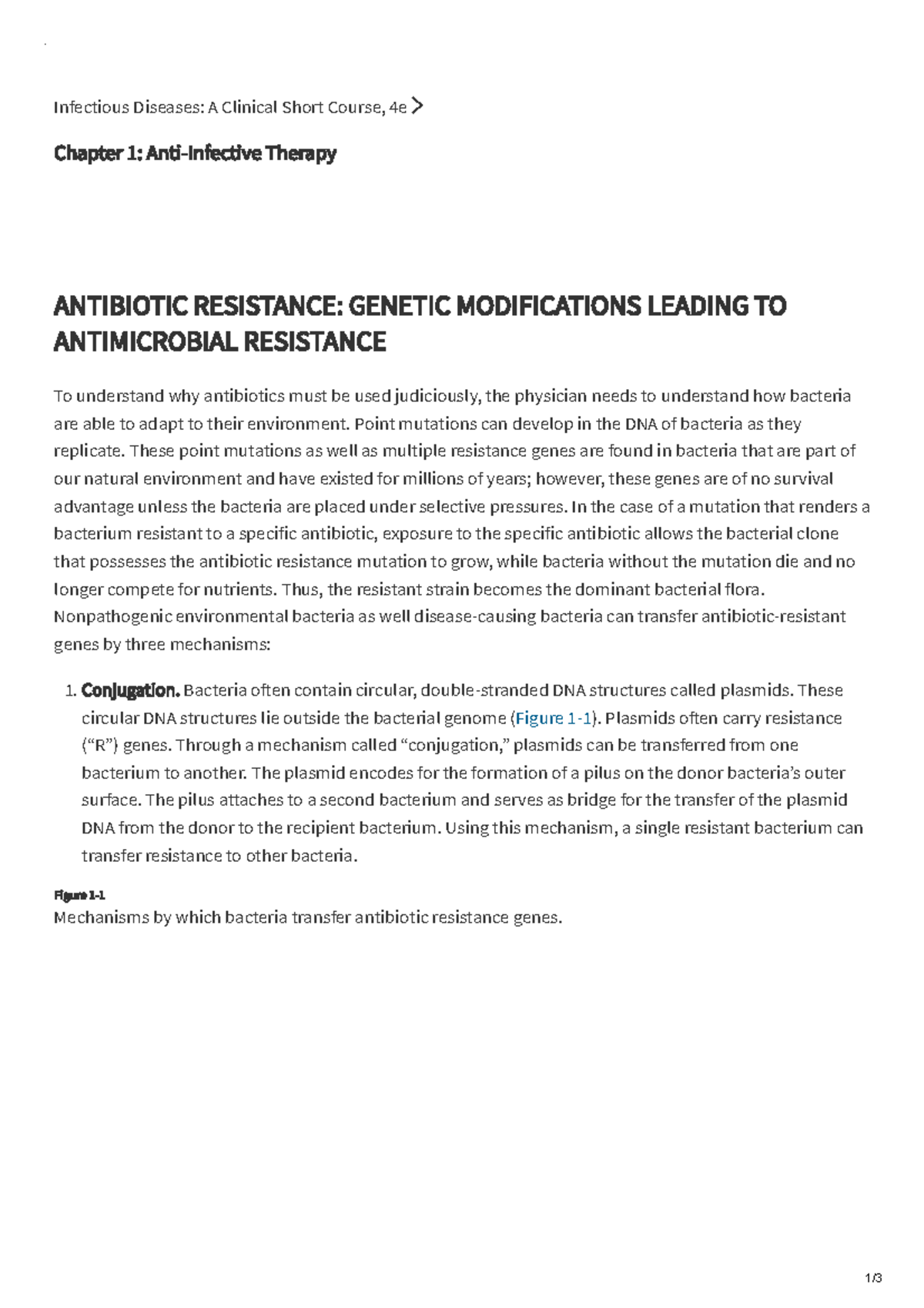 Lectura - Práctica 11 - Resistencia Bacteriana I - 1 / 3 ANTIBIOTIC ...