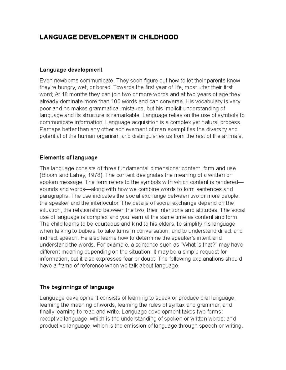 Language Development In Childhood LANGUAGE DEVELOPMENT IN CHILDHOOD language-development-in-childhood-language-development-in-childhood