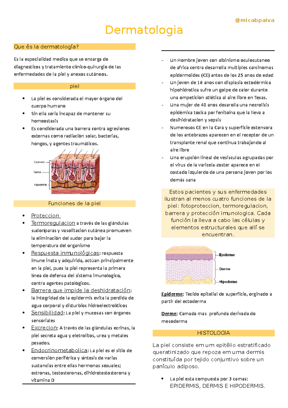 Dermatologia Introducc - Dermatologia Que és la dermatología? Es la ...
