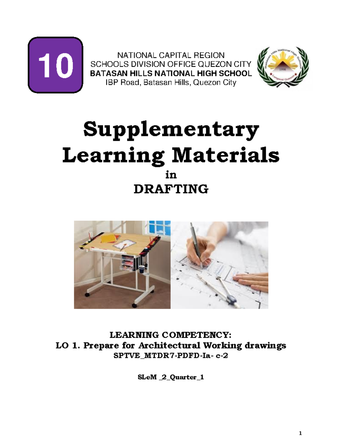 SLEM 2 G10 - vvcvv - 8 10 NATIONAL CAPITAL REGION SCHOOLS DIVISION ...