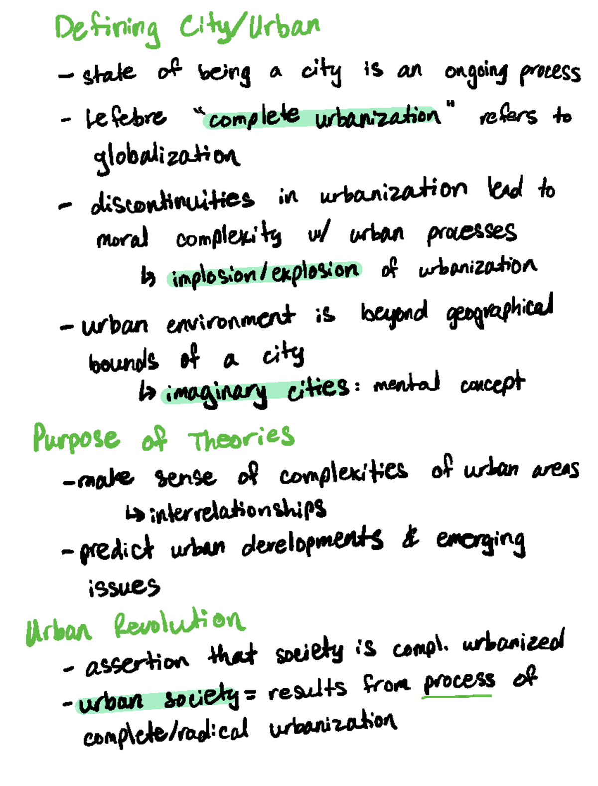 Cities in Theory -NCH professor (London) - Defining City Urban state of ...