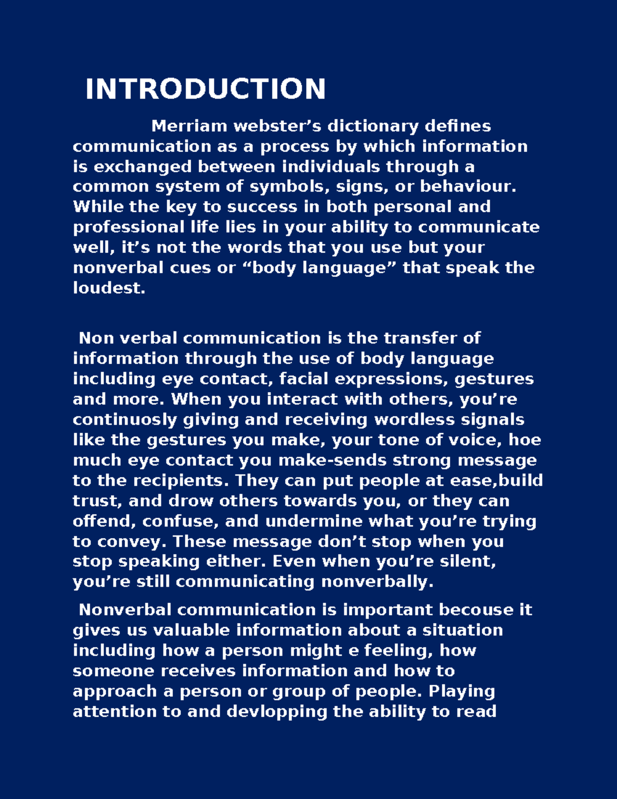 Introduction - notes - INTRODUCTION Merriam webster’s dictionary ...