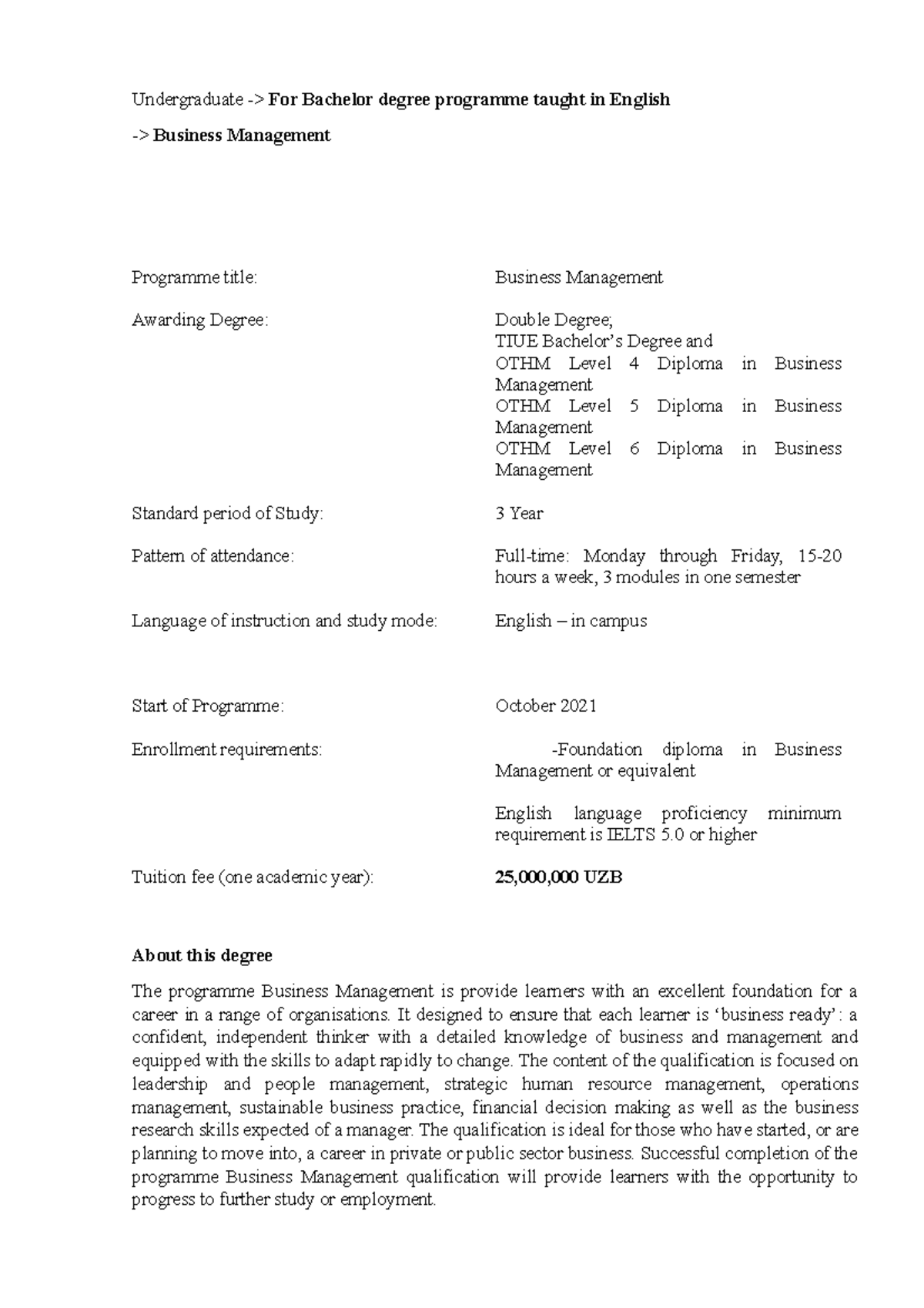 Business Taught In English Undergraduate For Bachelor Degree business-taught-in-english-undergraduate-for-bachelor-degree