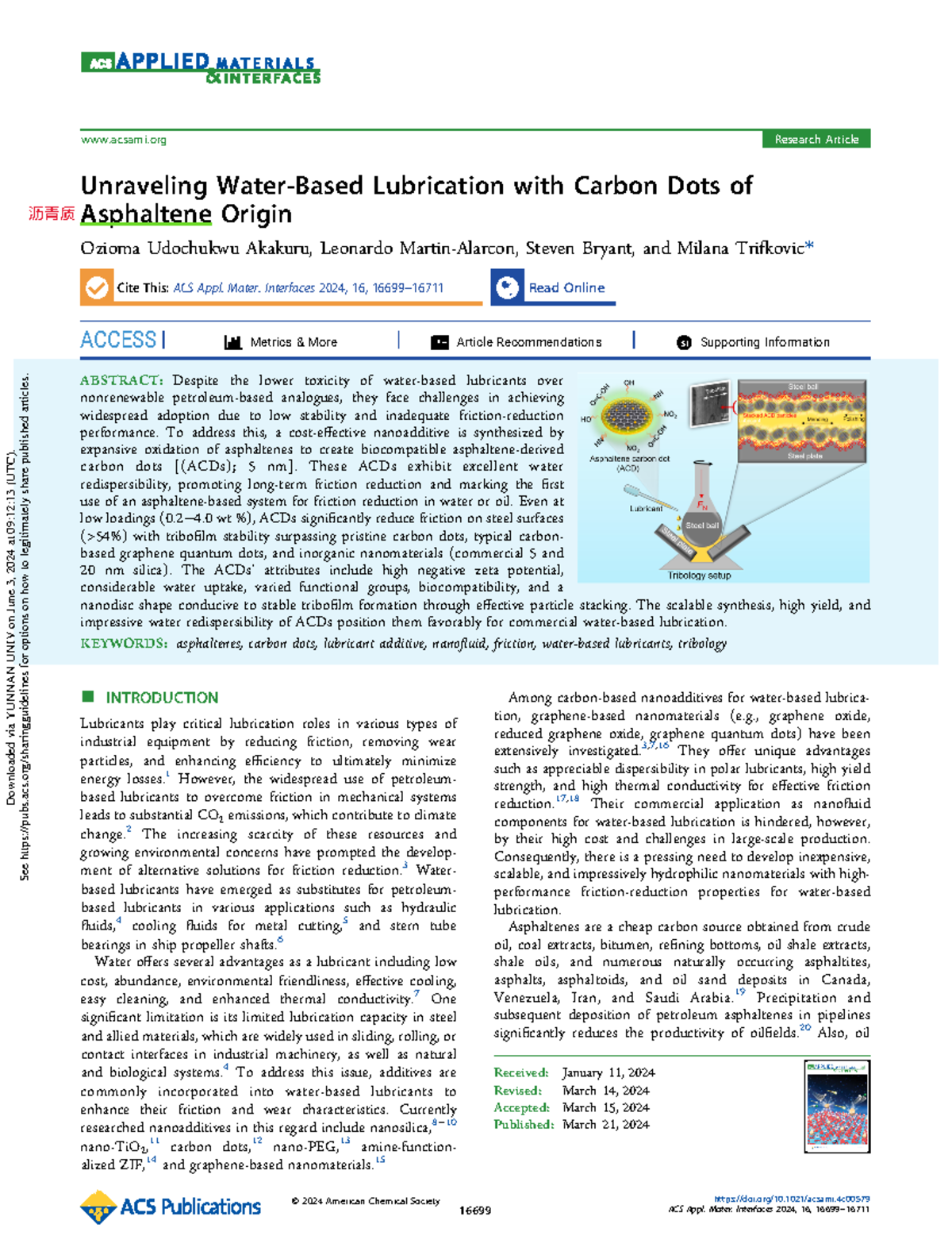 ACS Applied Materials & Interfaces——2024——Unraveling Water-Based ...